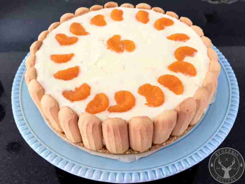 Tangerine Cheesecake ⋆ My German Recipes