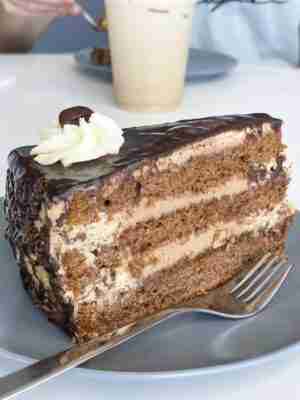 Mocha Cream Cake ⋆ My German Recipes