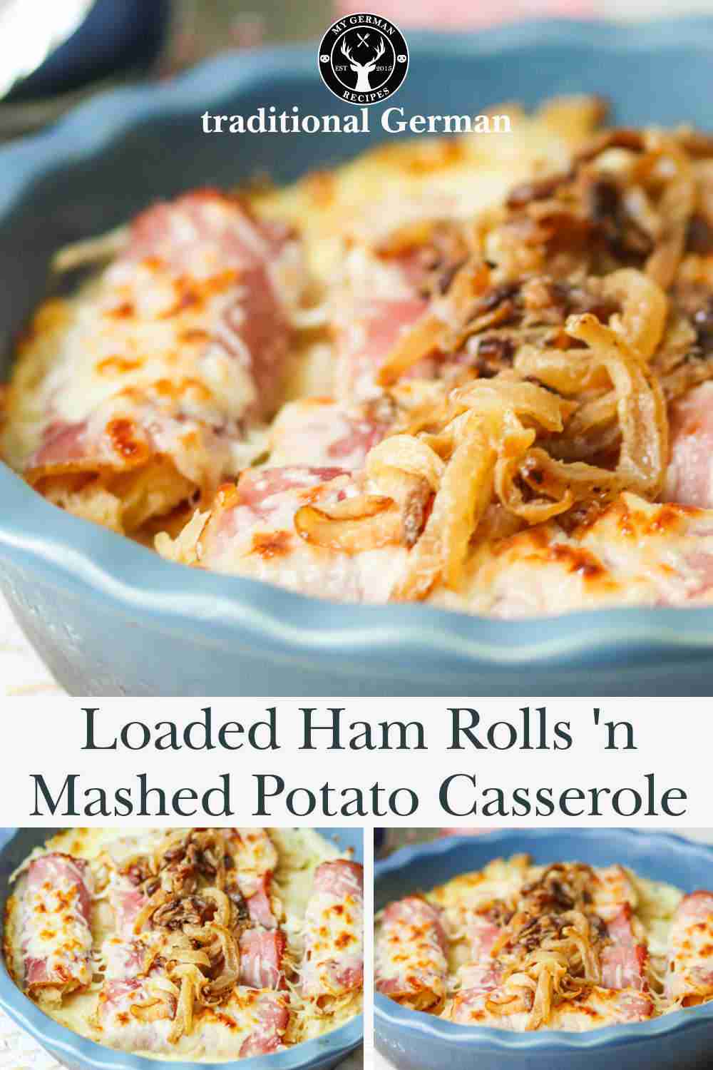 Loaded Ham Rolls with Mashed Potatoes ⋆ My German Recipes